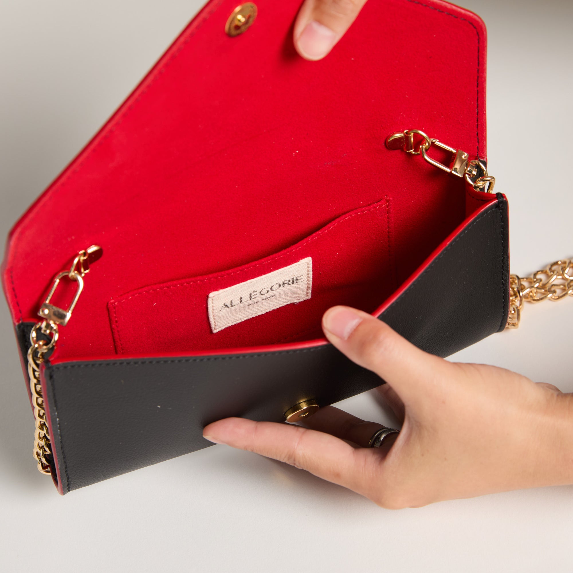 Black Gala Clutch | Crafted from Natural Apple Peel